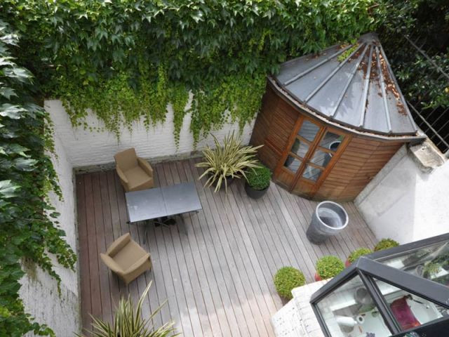 Patio Dans Une Maison
