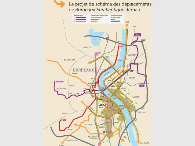 Bordeaux : 8 ponts pour franchir la Garonne Bordeaux : 8 ponts pour franchir la Garonne