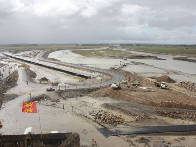 Mont-Saint-Michel : l'ouverture du pont-passerelle est imminente