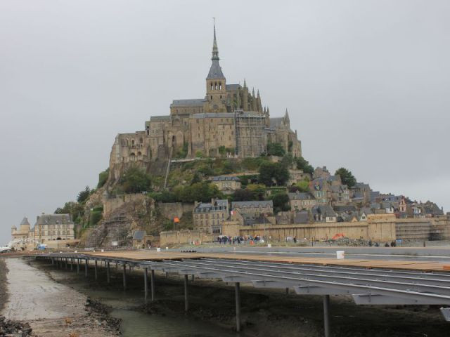 Mont-Saint-Michel : l'ouverture du pont-passerelle est imminente