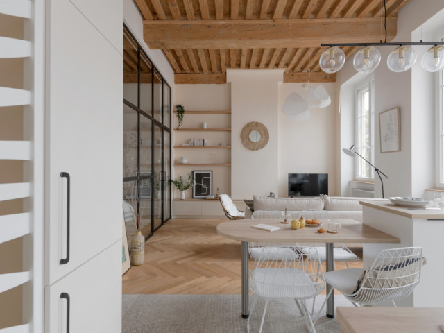 Avant-après : Total relooking pour cet appartement au cœur de Lyon